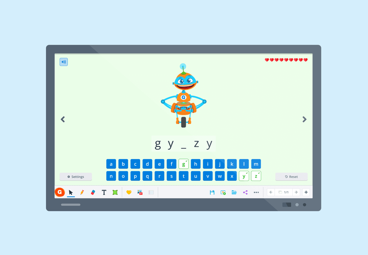 Online classroom games | Gynzy